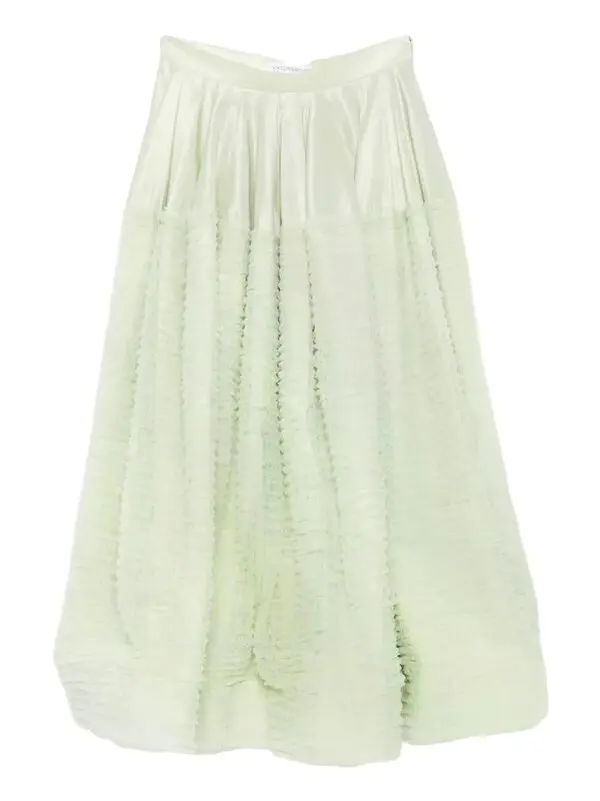 Viktor & Rolf Ruffled A-line Skirt - Green