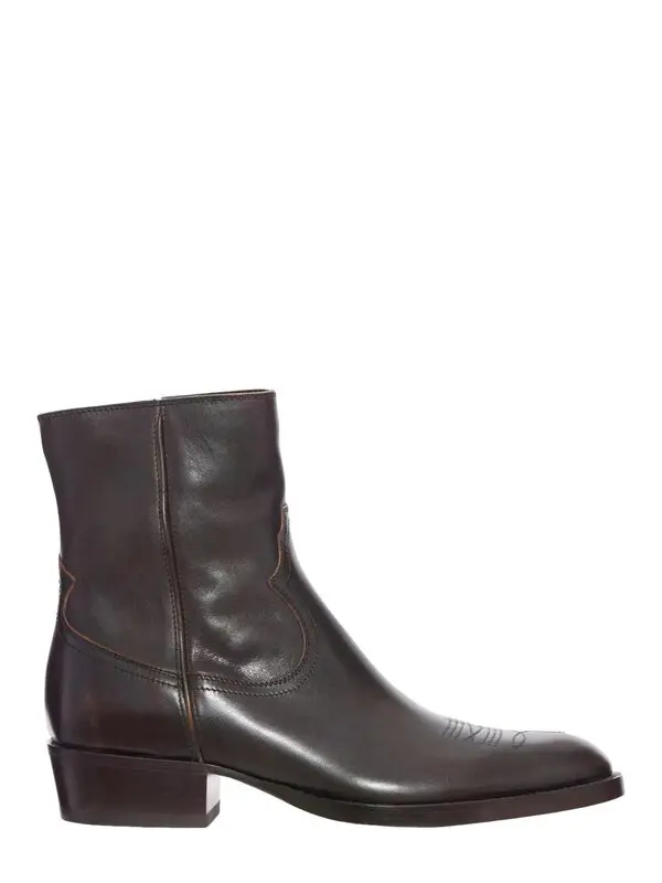 BOTTERO Santomato Leather Boots - Brown