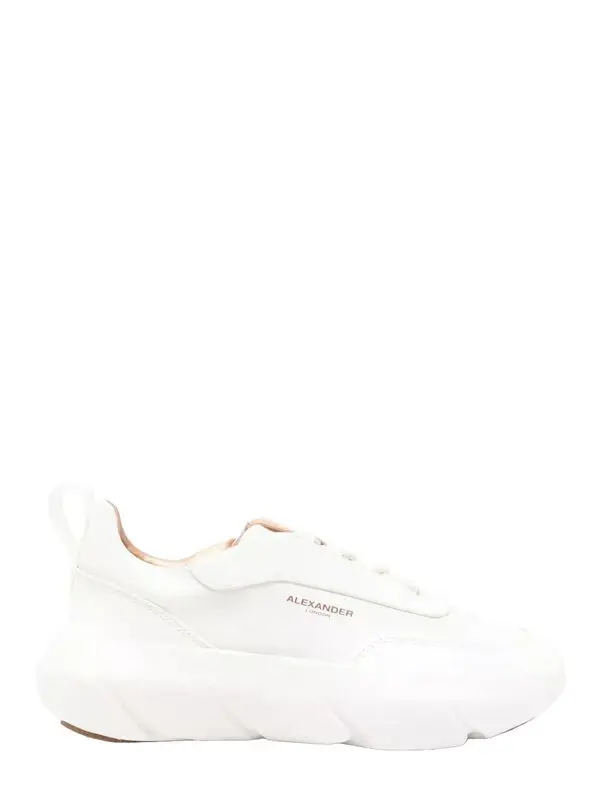ALEXANDER SMITH Leather Sneakers - White