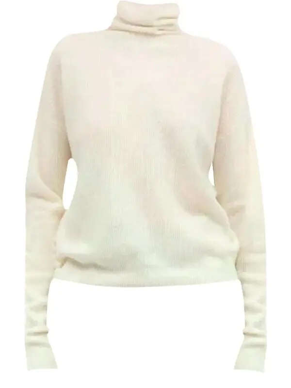 Mark Kenly Domino Tan Krystal Cashmere Roll-neck Sweater - Neutrals