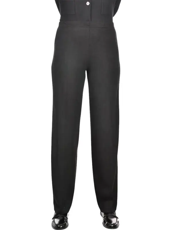 GRAN SASSO Elasticated-waist Trousers - Black