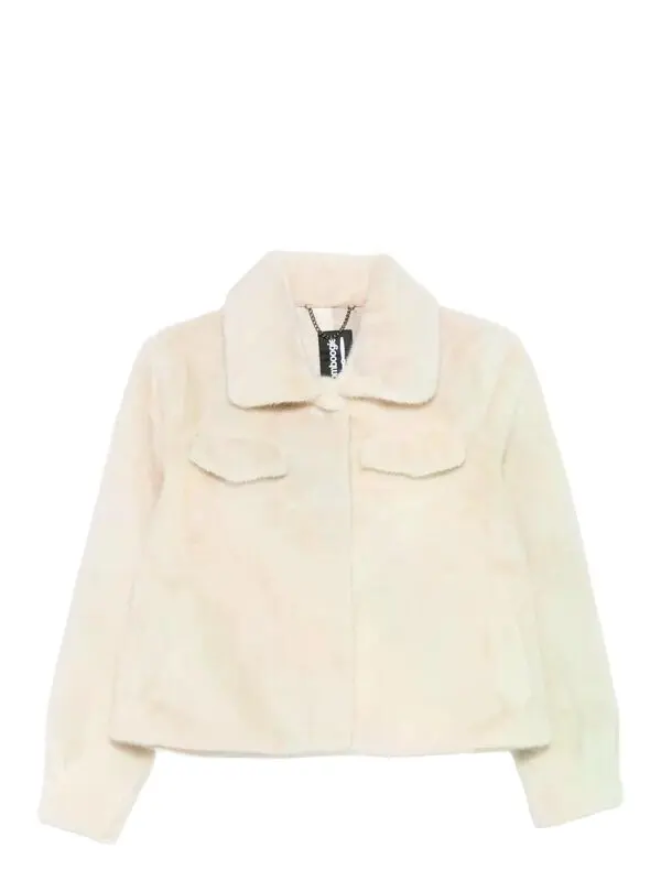BOMBOOGIE Faux-fur Jacket - Neutrals