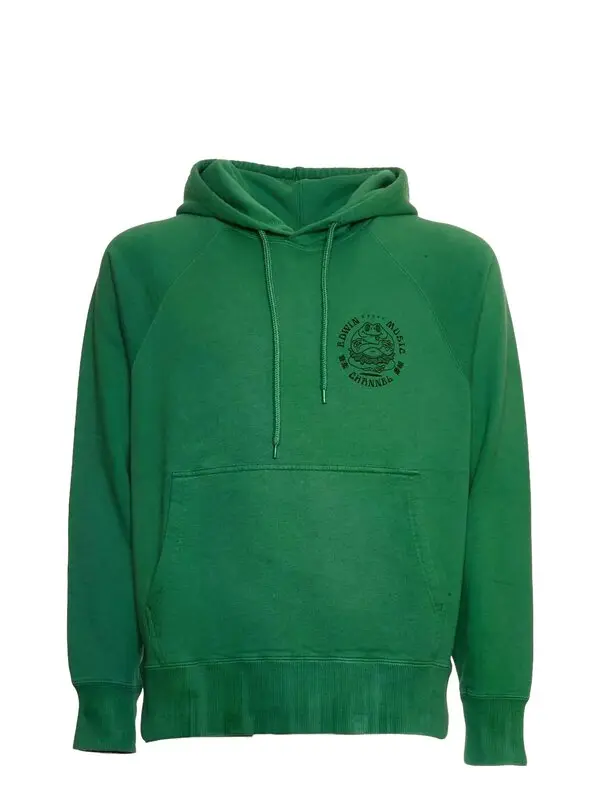 Edwin Raglan-sleeves Hoodie - Green