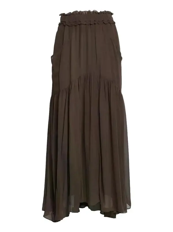 MARANT ETOILE Besma Maxi Skirt - Brown