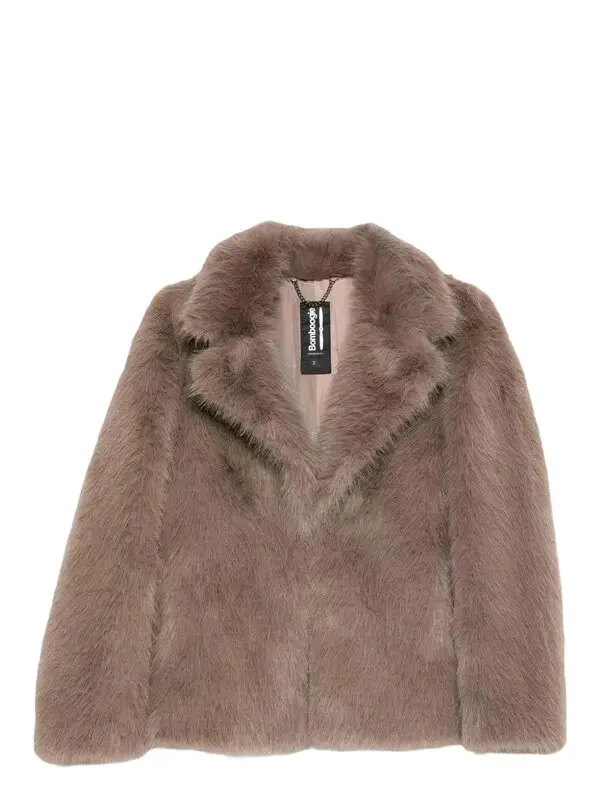 BOMBOOGIE Faux-fur Jacket - 172 Taupe