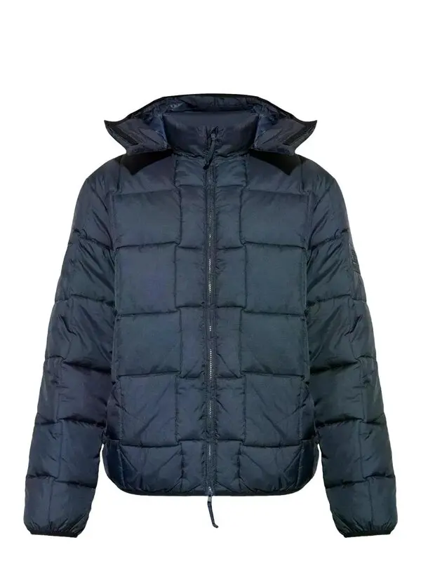 Emporio Armani Hooded Padded Jacket - Blue