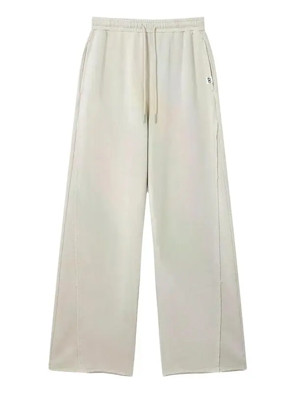 MINI CREAM Wide Leg Drawstring Trousers - Neutrals