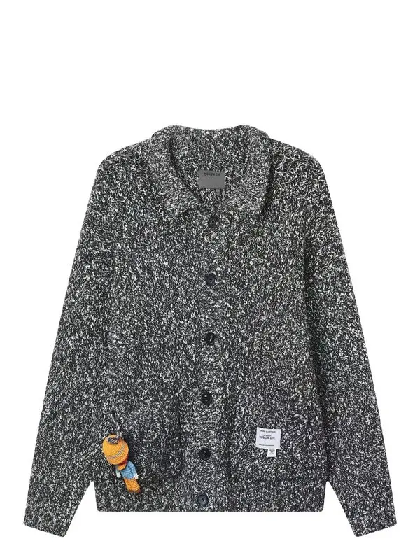 MUSIUM DIV. Button-front Knitted Cardigan - Grey
