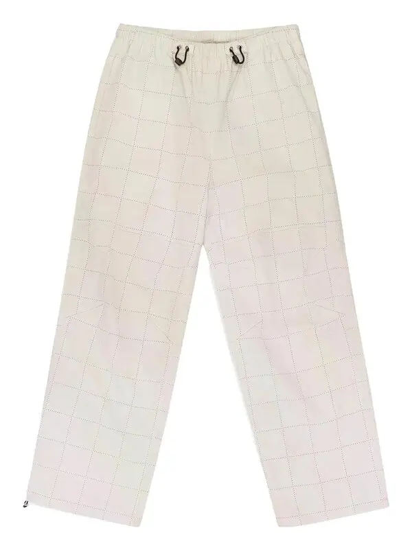 Aimé Leon Dore Windowpane-grid Trousers - Neutrals