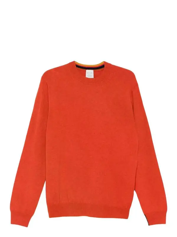 Paul Smith Crew-neck Cashmere Sweater - Orange