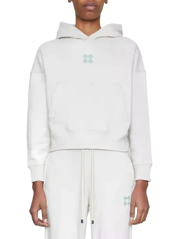 Amiri Embroidered Hoodie - White