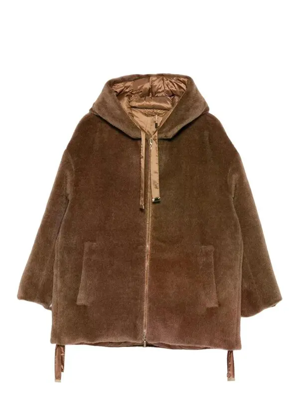 Max Mara Olivia Hooded Coat - Brown