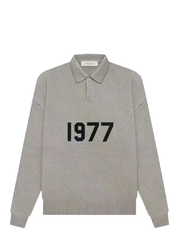 Fear Of God Long-sleeve Polo Shirt - Grey