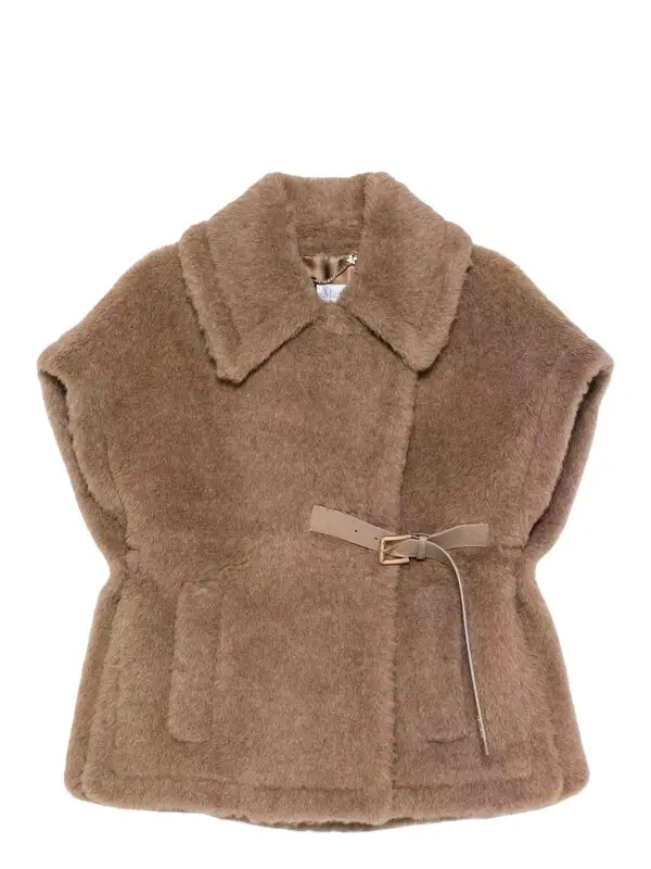 Max Mara Belted Cappa Jacket - Brown