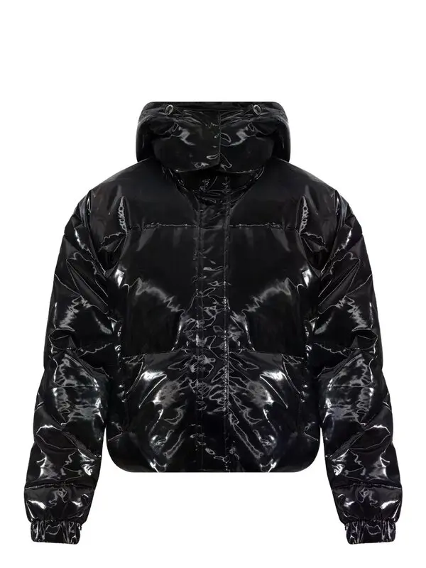 Emporio Armani Hooded Padded Jacket - Black