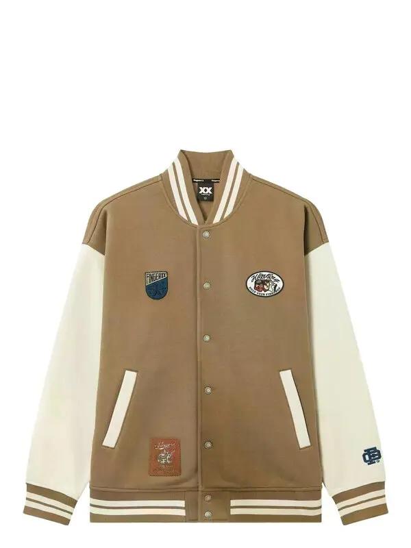 FINGERCROXX Patch Buttoned Jacket - Brown