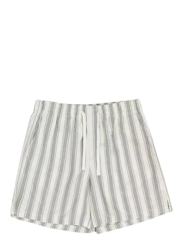 Aimé Leon Dore Striped Drawstring Shorts - Green