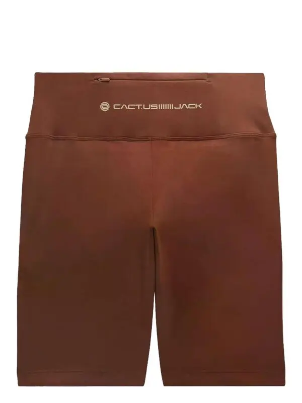 Nike Logo-detail Short - Brown