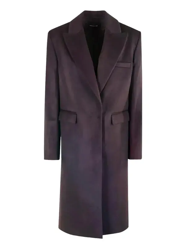 Federica Tosi Peak Lapel Coat - Purple