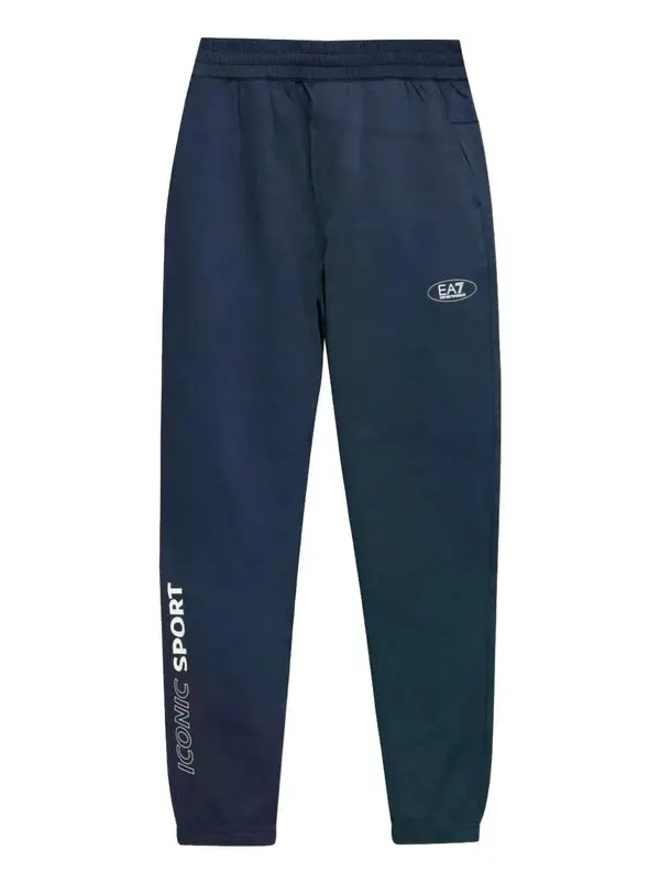Emporio Armani Logo-print Track Pants - Blue