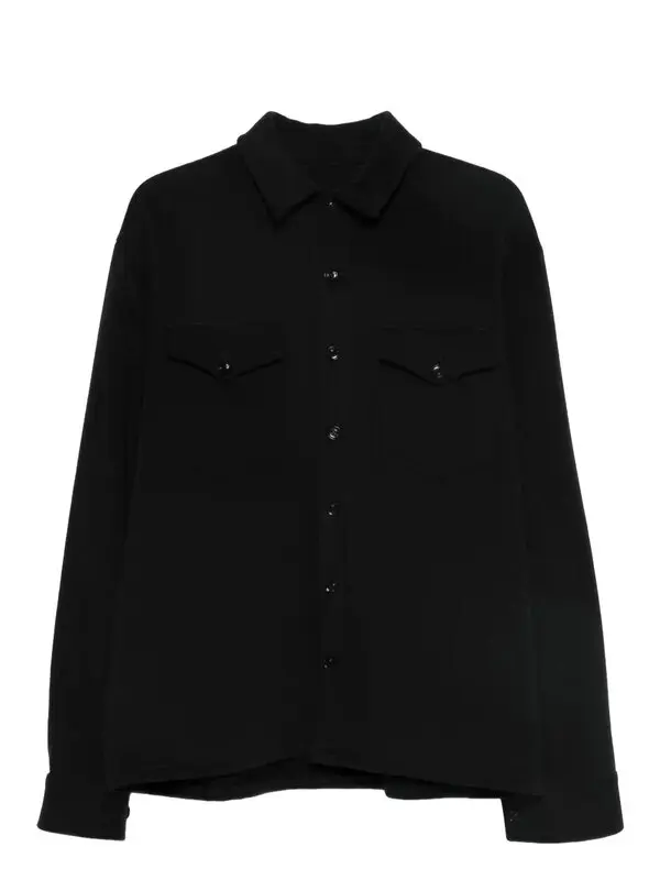 NOTRAINPROOF Chest-flap Shirt - Black