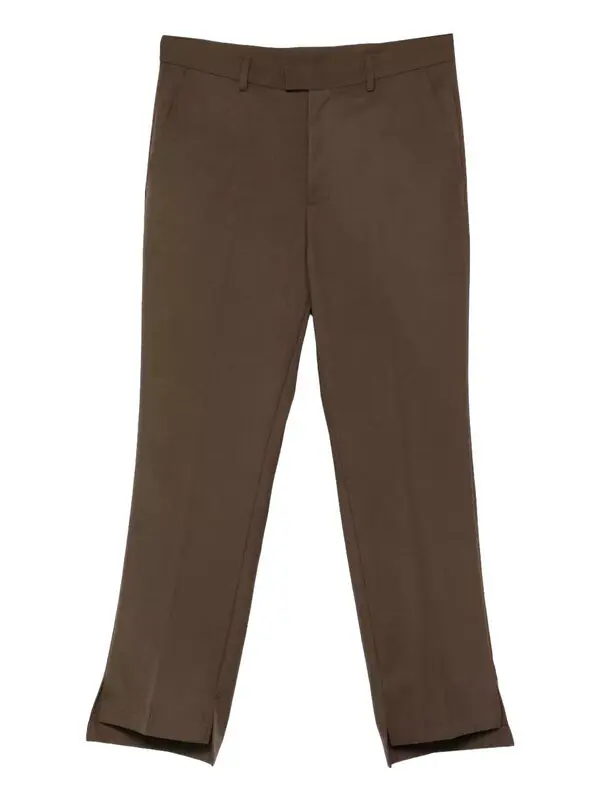 NOTRAINPROOF Pressed-crease Trousers - Brown