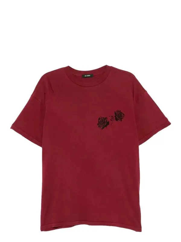 WILLY CHAVARRIA Rose-print T-shirt - Red