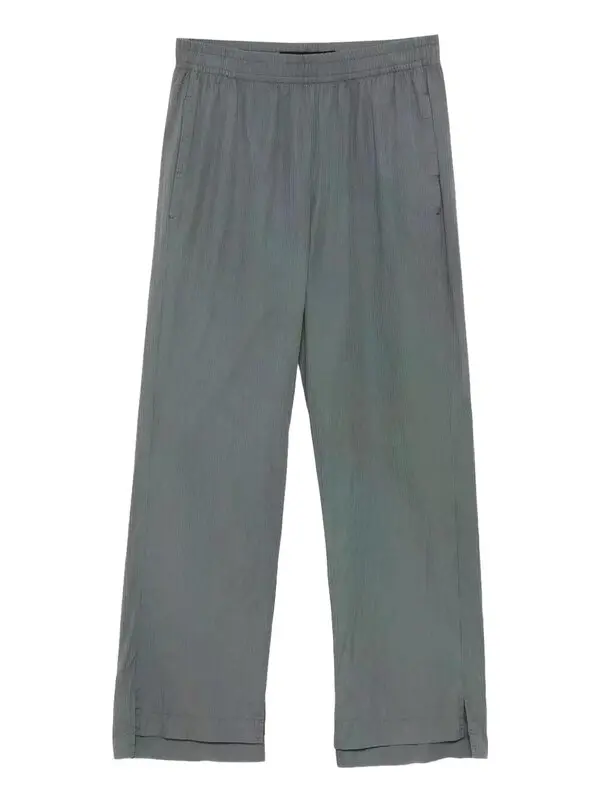 NOTRAINPROOF Striped Trousers With Elasticated Waist - Grey