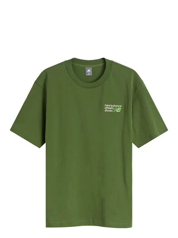 NEW BALANCE Athletics Premium Logo T-shirt - Dark Alpine Green