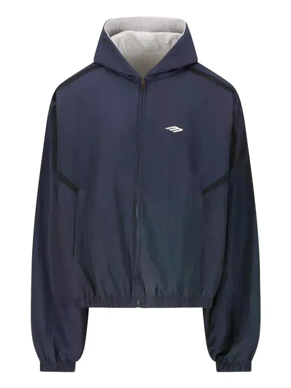 Balenciaga Reversible Hooded Jacket - Blue