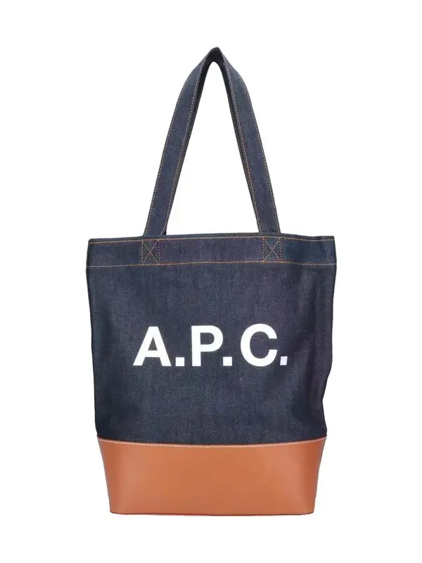 A.p.c. Denim Tote Bag - Blue