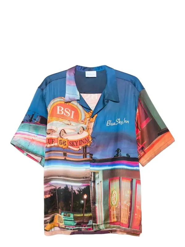 BLUE SKY INN Night Stop Shirt - Blue