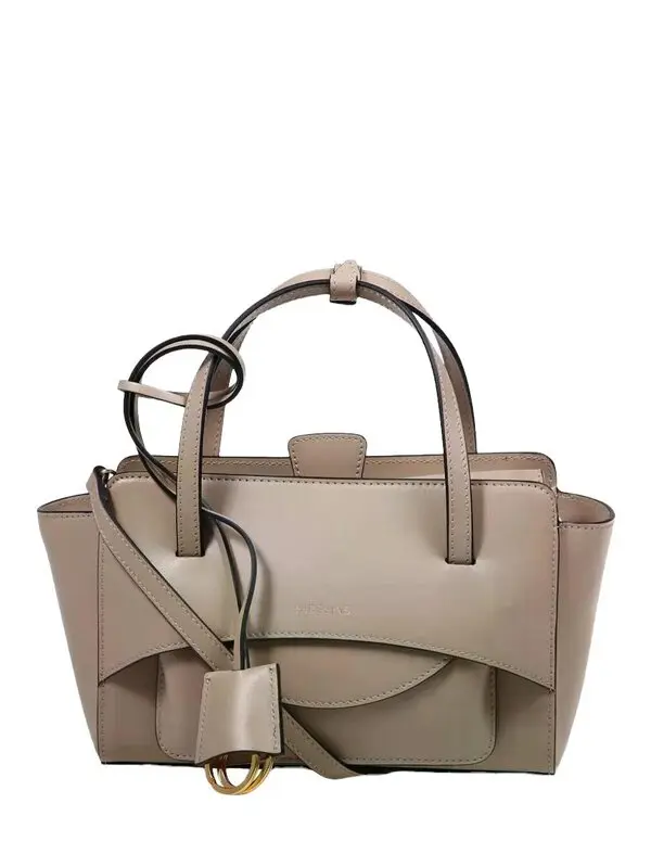 HIDESINS Small Flap Tote Bag - Neutrals