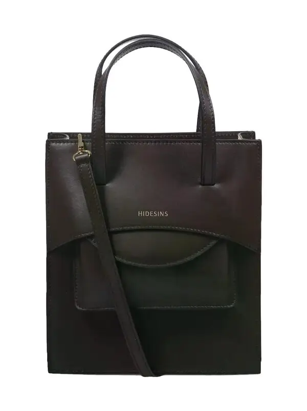 HIDESINS Flap J Tote Bag - Brown