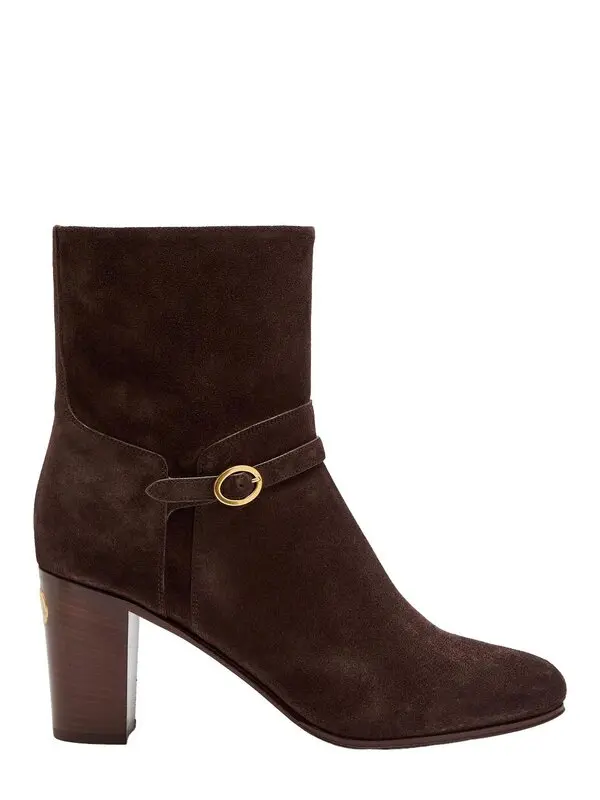 Valentino Garavani Pattie Suede Ankle Boots - Tan
