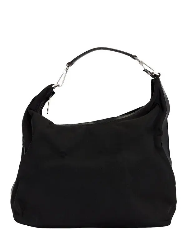 Gucci Clasp Hobo Bag - Black