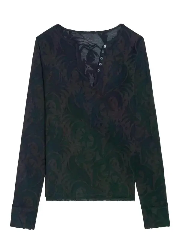 Zadig&Voltaire Henley Blouse - Blue