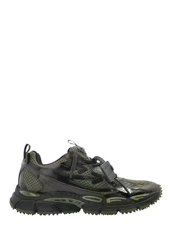 Off-White Be Right Back" Mesh Sneakers - Black