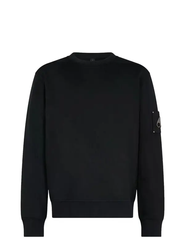 Moose Knuckles Logo Appliqué Sweatshirt - Black