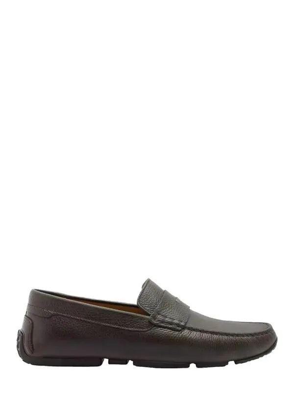 Bally Pilot Leather Loafers - Brown