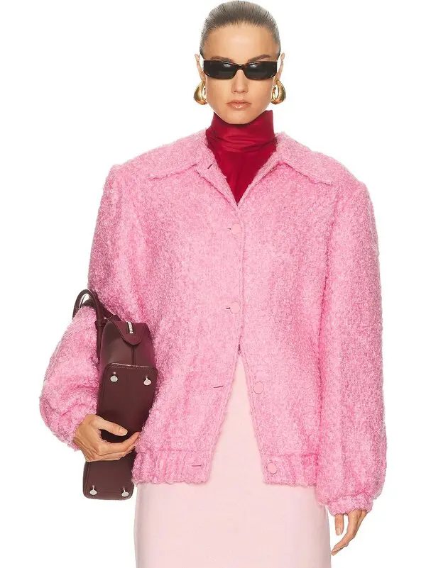 ROWEN ROSE Bomber Jacket - Pink