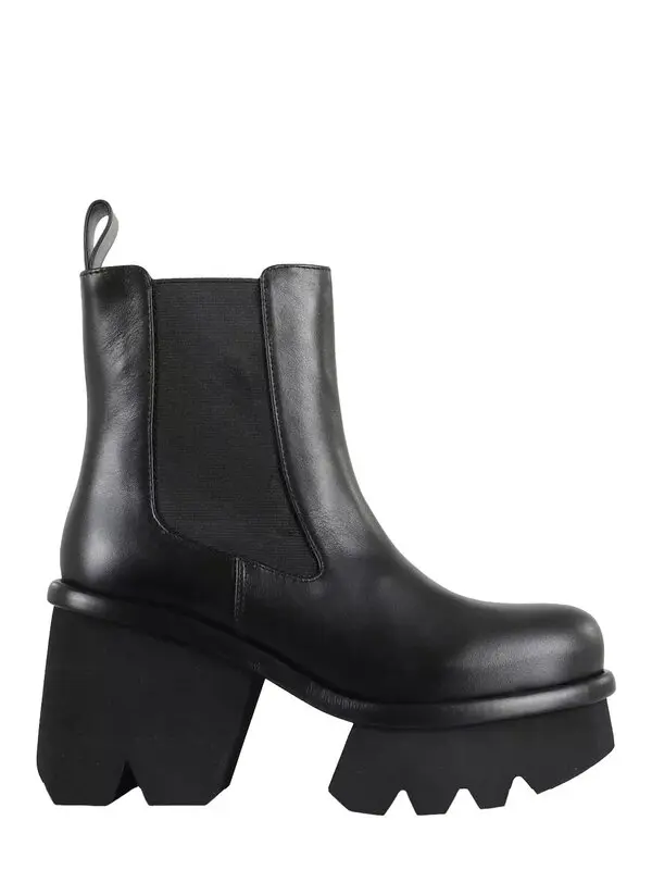 PALOMA BARCELO 90mm Elvia Platform Boots - Black