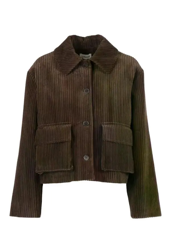 P.a.r.o.s.h Corduroy Pocket Jacket - Brown