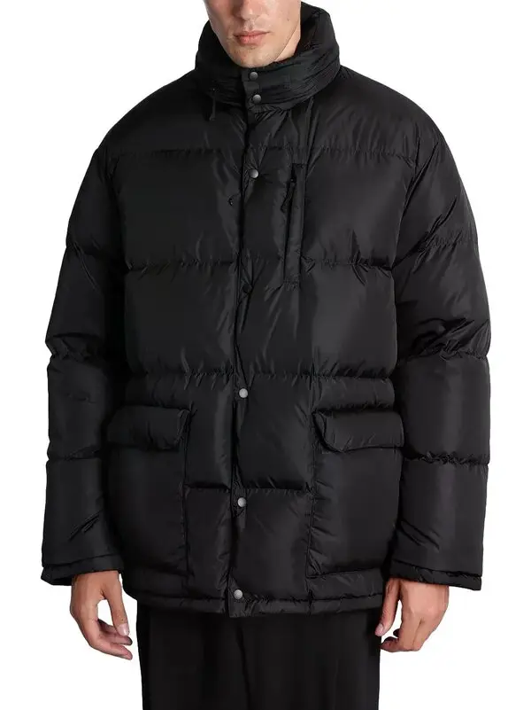 Aspesi Hooded Padded Jacket - Black
