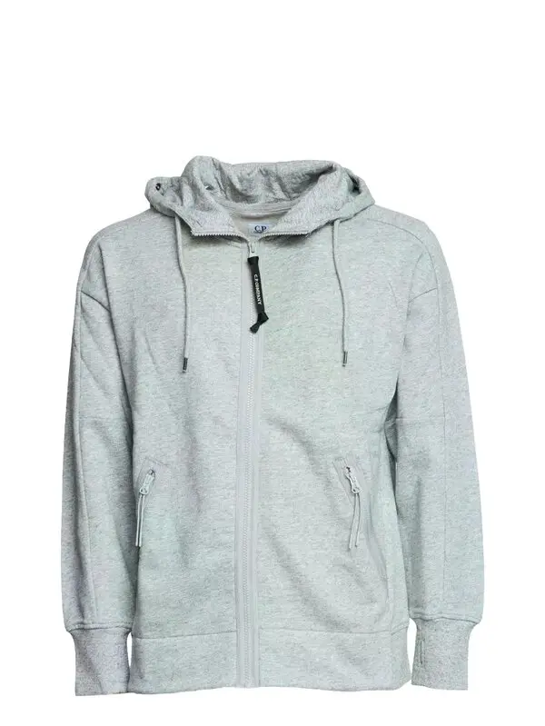 C.P. COMPANY Goggle-hood Zip-fastening Sweatshirt - Grey