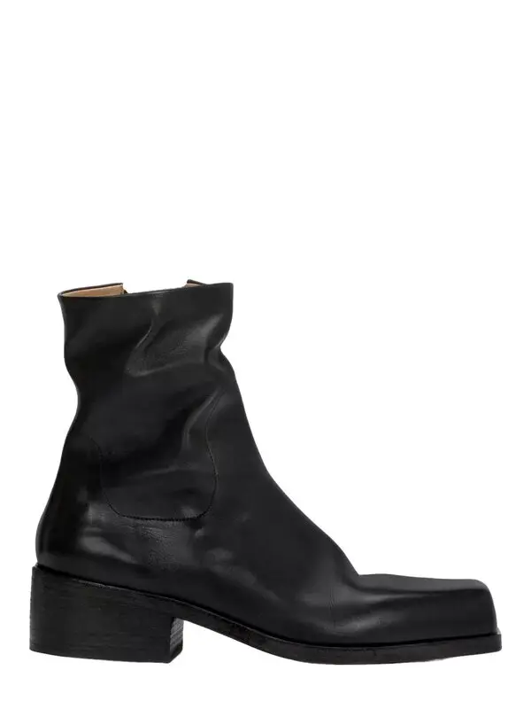 Marsèll Square-toe Boots - Black