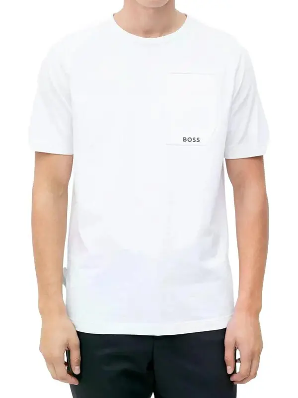 BOSS Pocket-detail Cotton T-shirt - White