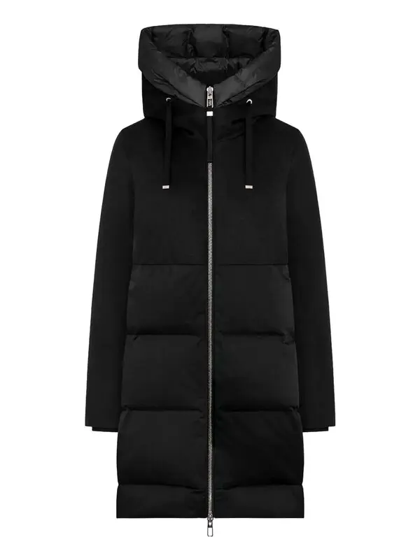 DUNO Talia Hooded Coat - Black