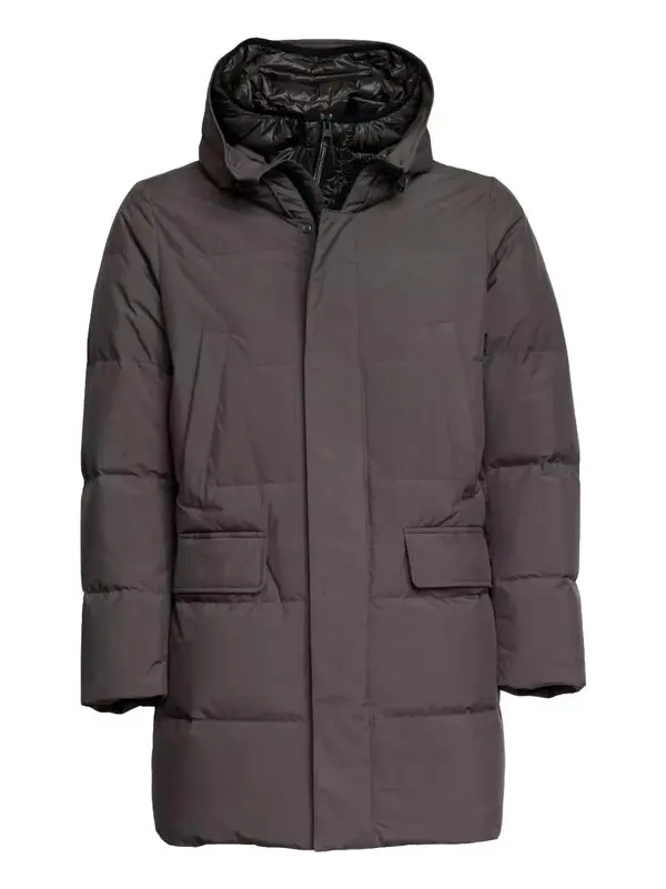 MONTECORE Hooded Padded Parka Coat - Grey