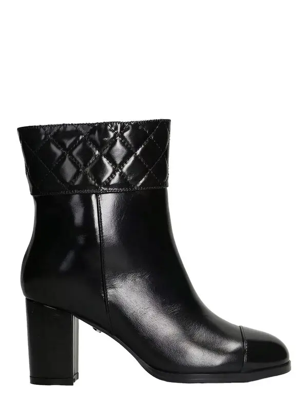 GOLD & ROUGE 65mm Tuli Quilted Boots - Black